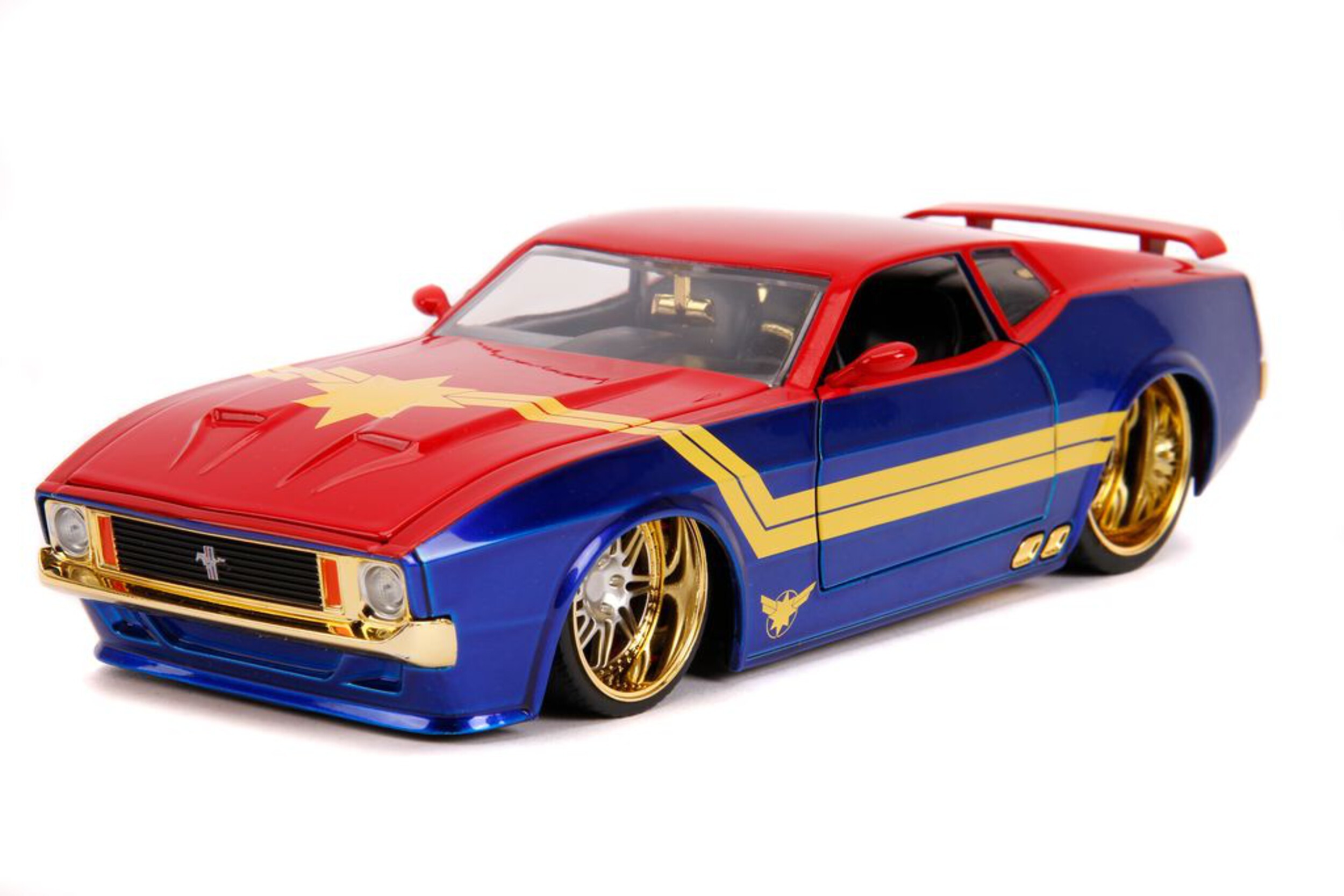 Ford Mustang Mach 1 W/Captain Marvel MARVEL 1973 - Jada